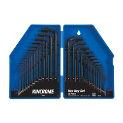 Hex Key Wrench Set 30 Piece Imperial & Metric - Kincrome Tools - Kincrome