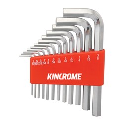 Hex Key Set 12 Piece Imperial - Kincrome Tools - Kincrome