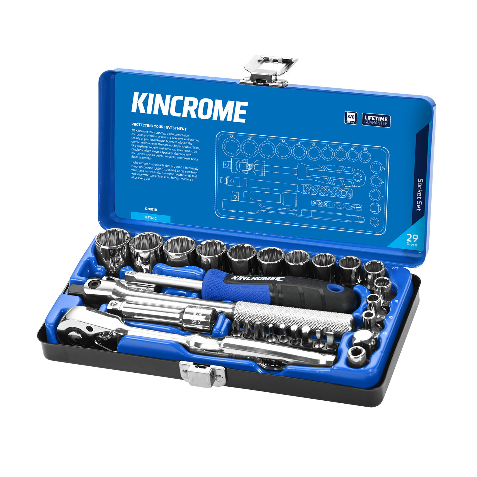 Kincrome socket and spanner set store