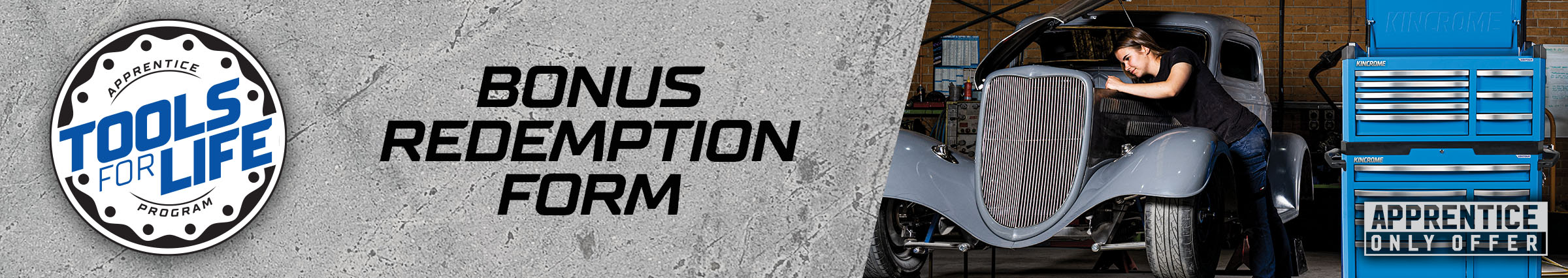 Tools For Life Redemption Form - 2023 - Kincrome