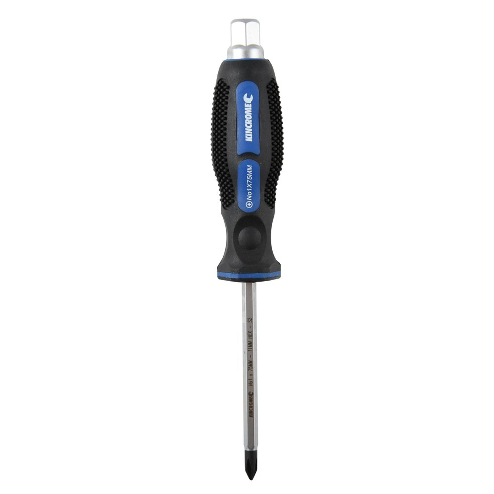 Go-Through Screwdriver Phillips No.1 x 75mm - Kincrome Tools - Kincrome