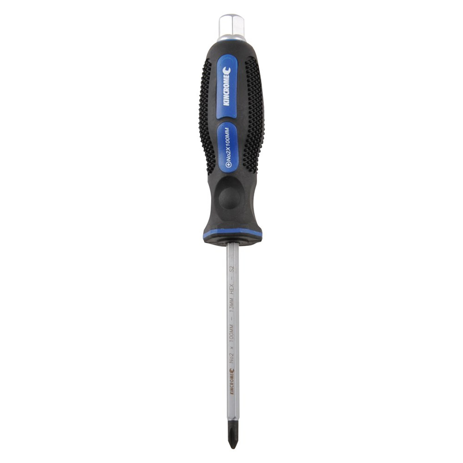 Go-Through Screwdriver Phillips No.2 x 100mm - Kincrome Tools - Kincrome