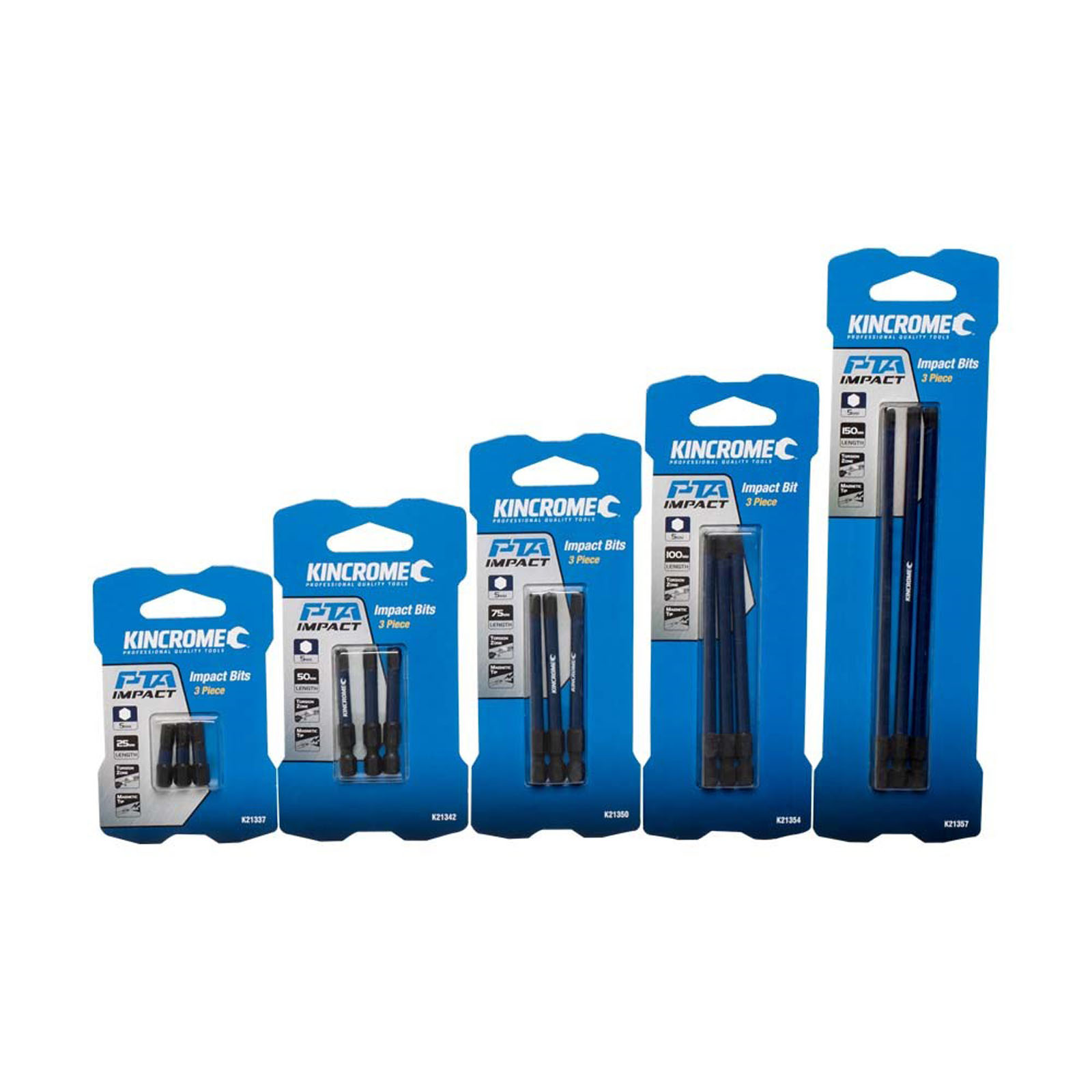 Hex 2mm Impact Bit 150mm 1 Piece - Kincrome Tools - Kincrome