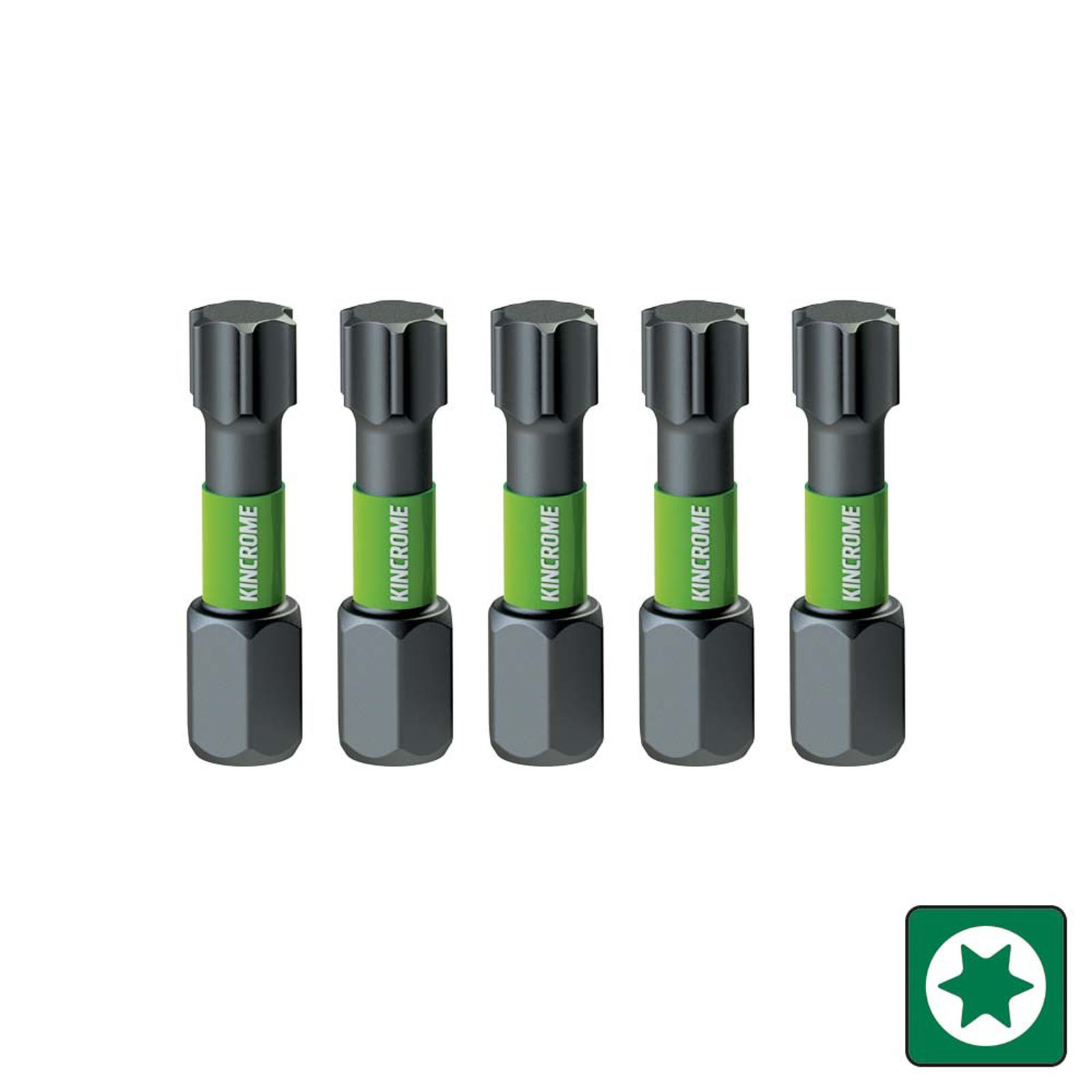 TORX T20 Impact Bit 25mm 5 Piece - Kincrome Tools - Kincrome
