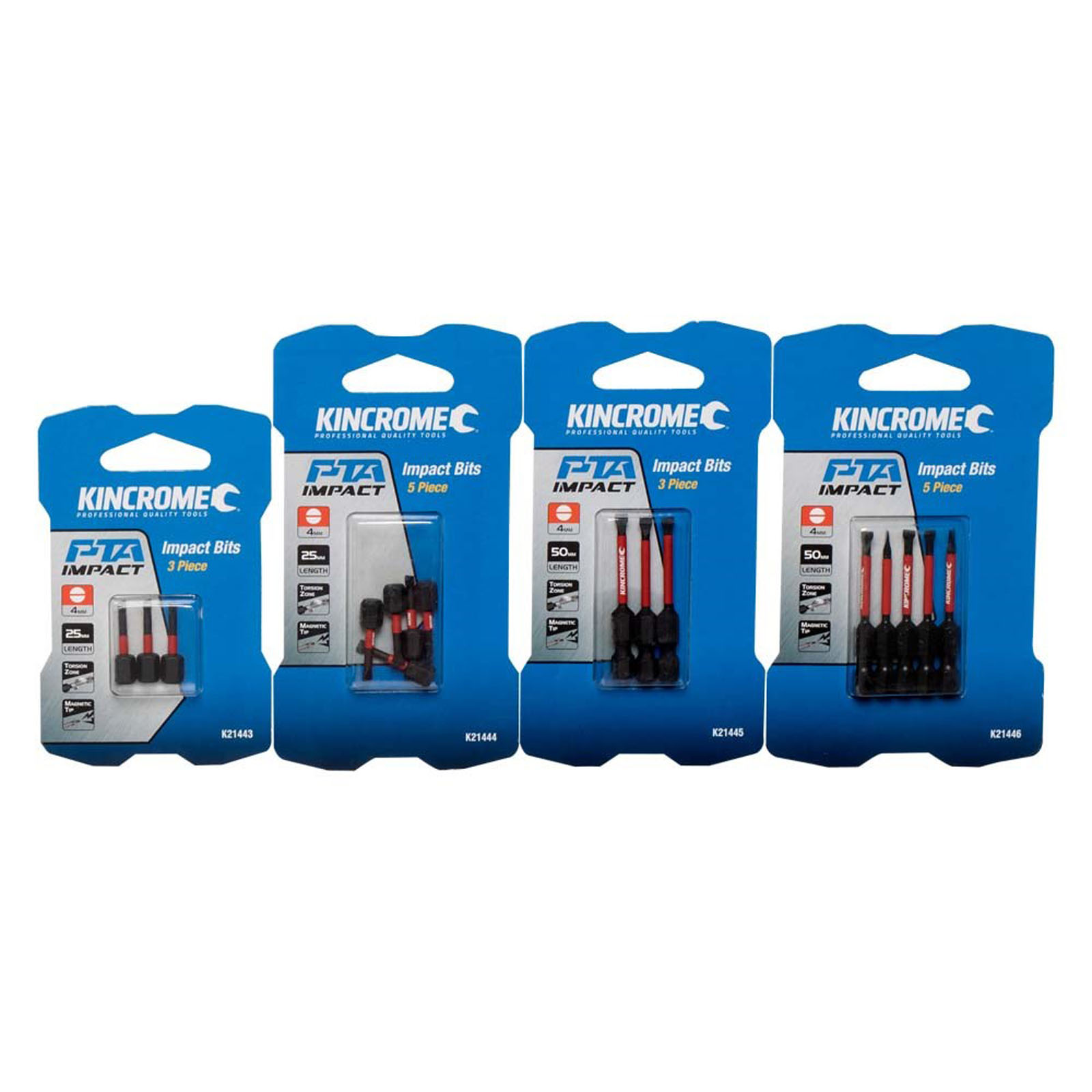 Blade 8mm Impact Bit 50mm 5 Piece - Kincrome Tools - Kincrome