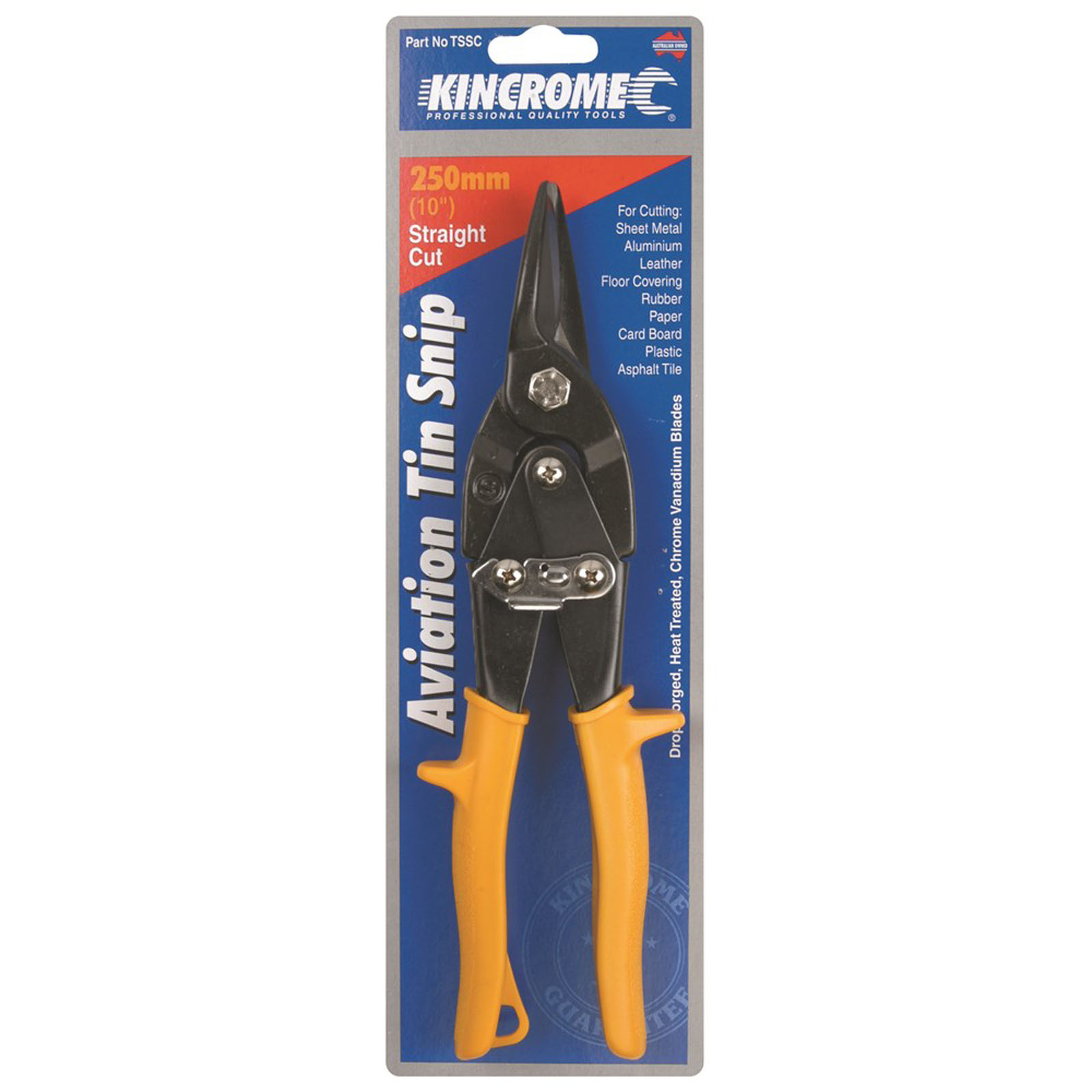 Tin Snip Plier Straight Cut 260mm (10") - Kincrome Tools - Kincrome